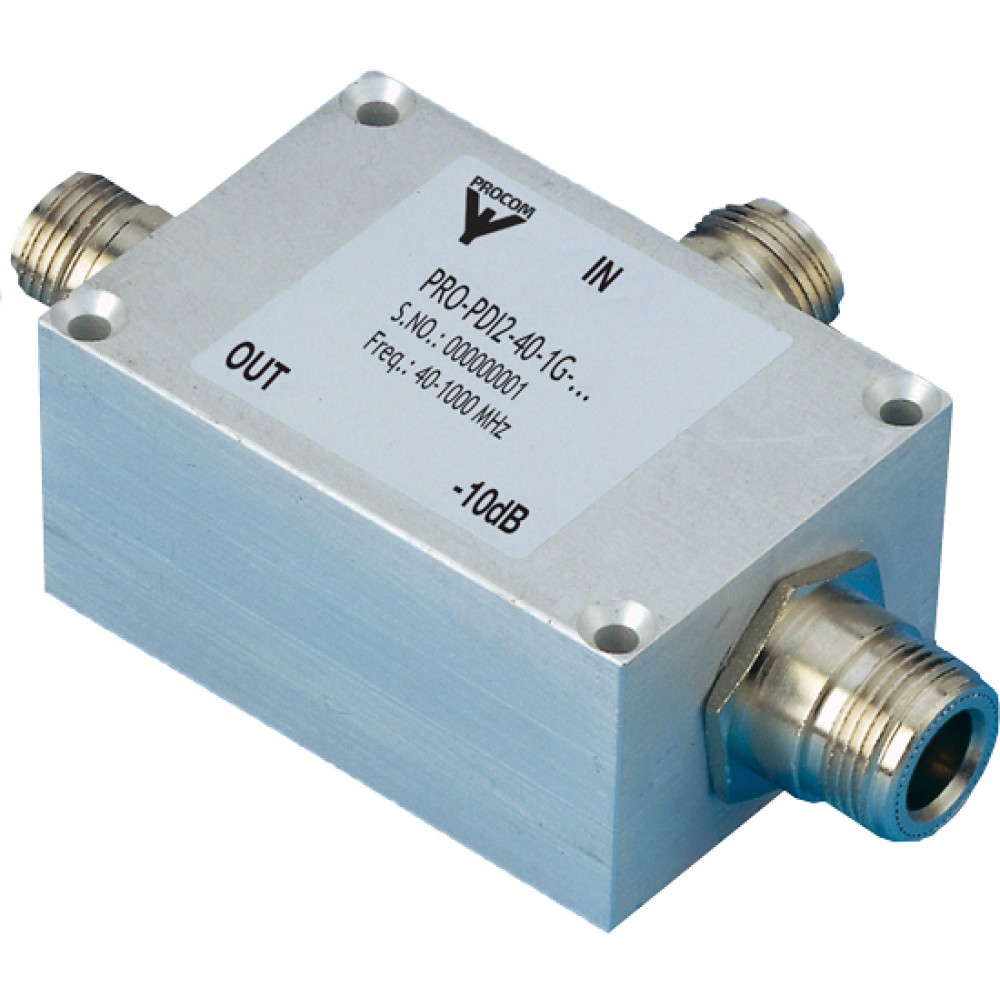PRO PRO-PDI2-40-1G-10dB-2.5-N, power divider, frequency range 40-1000 ...