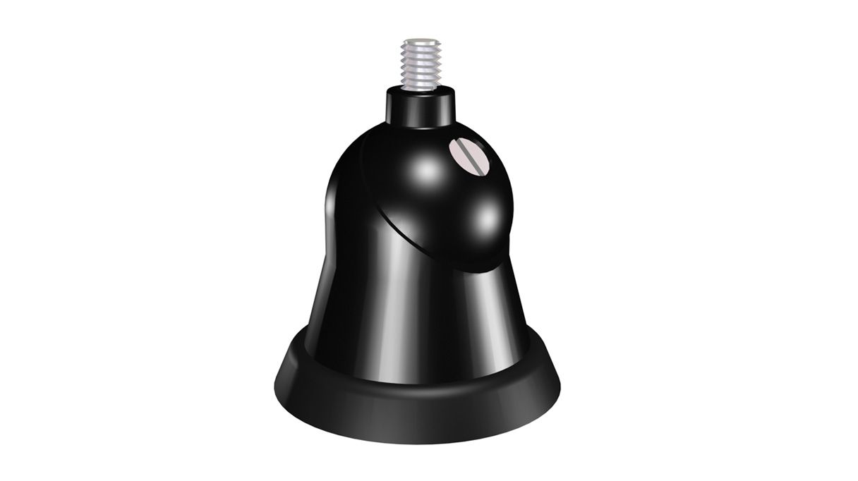 SMA Base 128, vehicle antenna mount, black, frequency range 27-1000 MHz ...